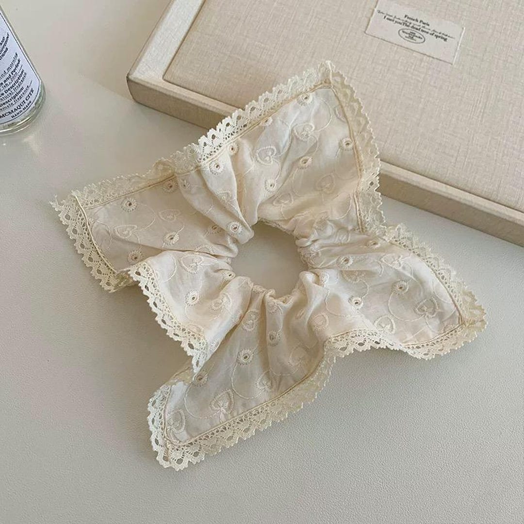 Square Scrunchie Hair Ties, Wedding Hair Accessories, Scrunchies for ...