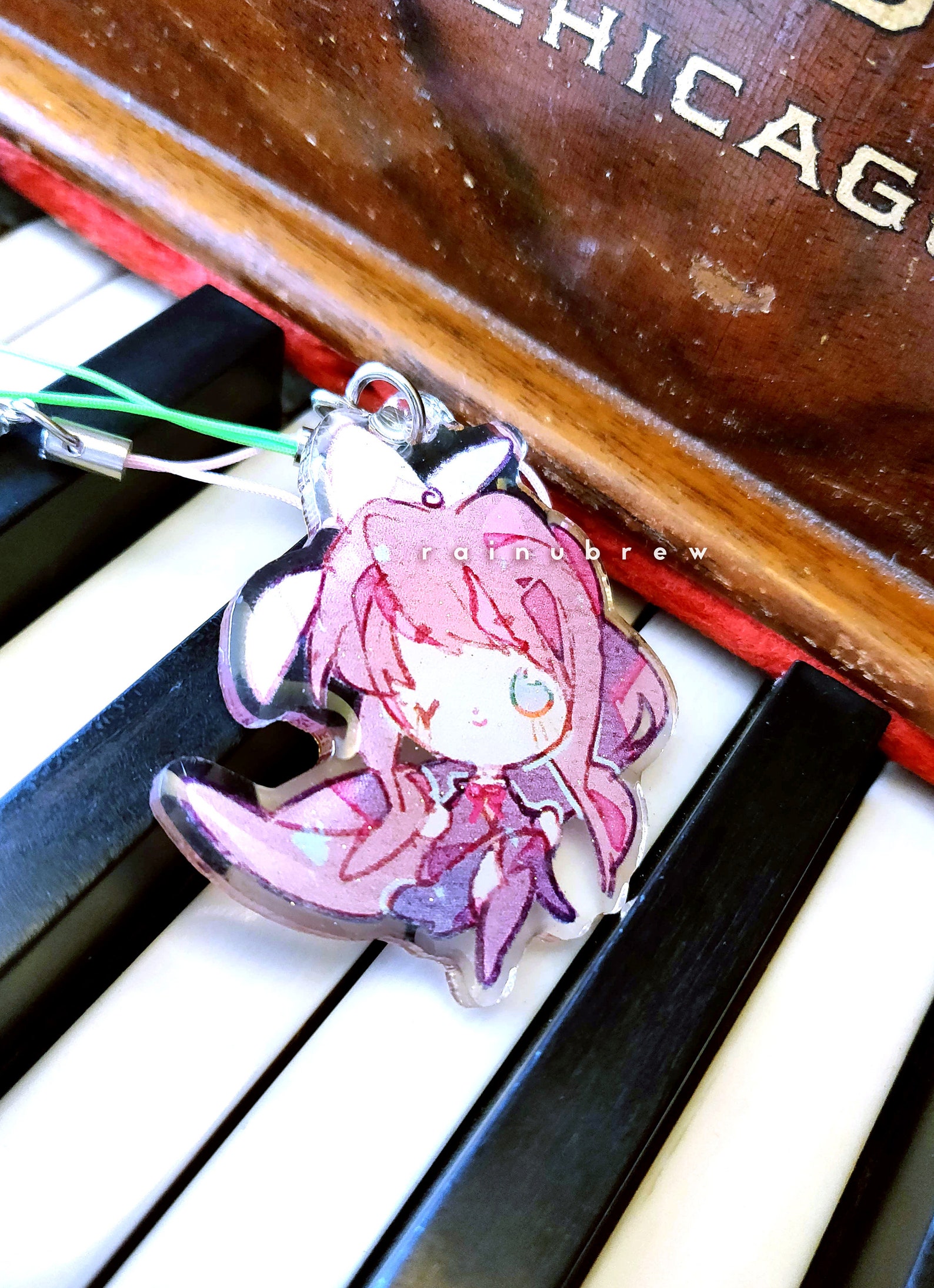 Doki Doki Literature Club 2 Acrylic Keychain Charms - Etsy