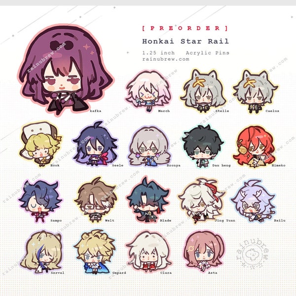 Star Rail Pin - Etsy