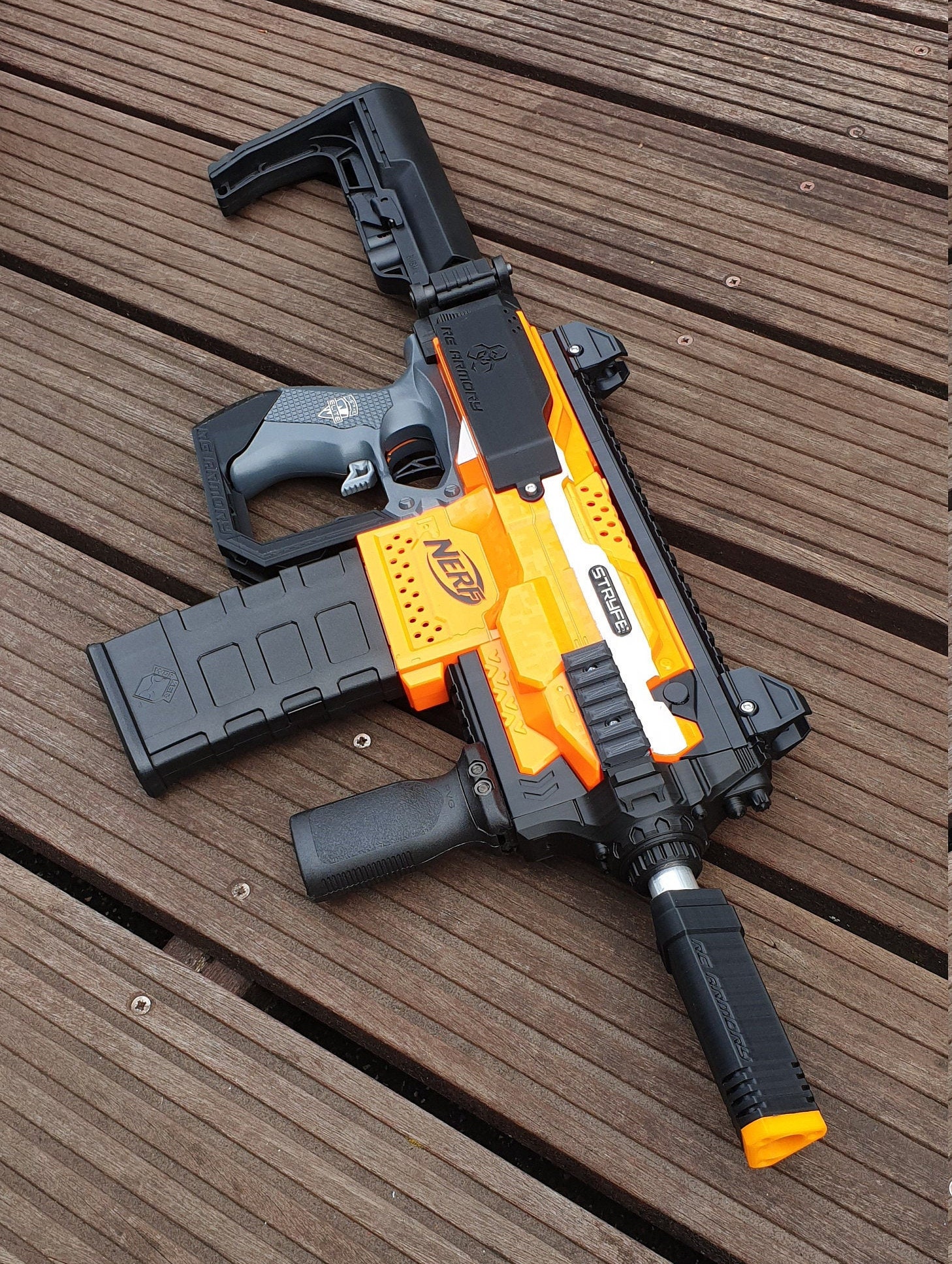 Behring P4 Style Kit für die Nerf Stryfe 3D gedruckt Cosplay - Etsy