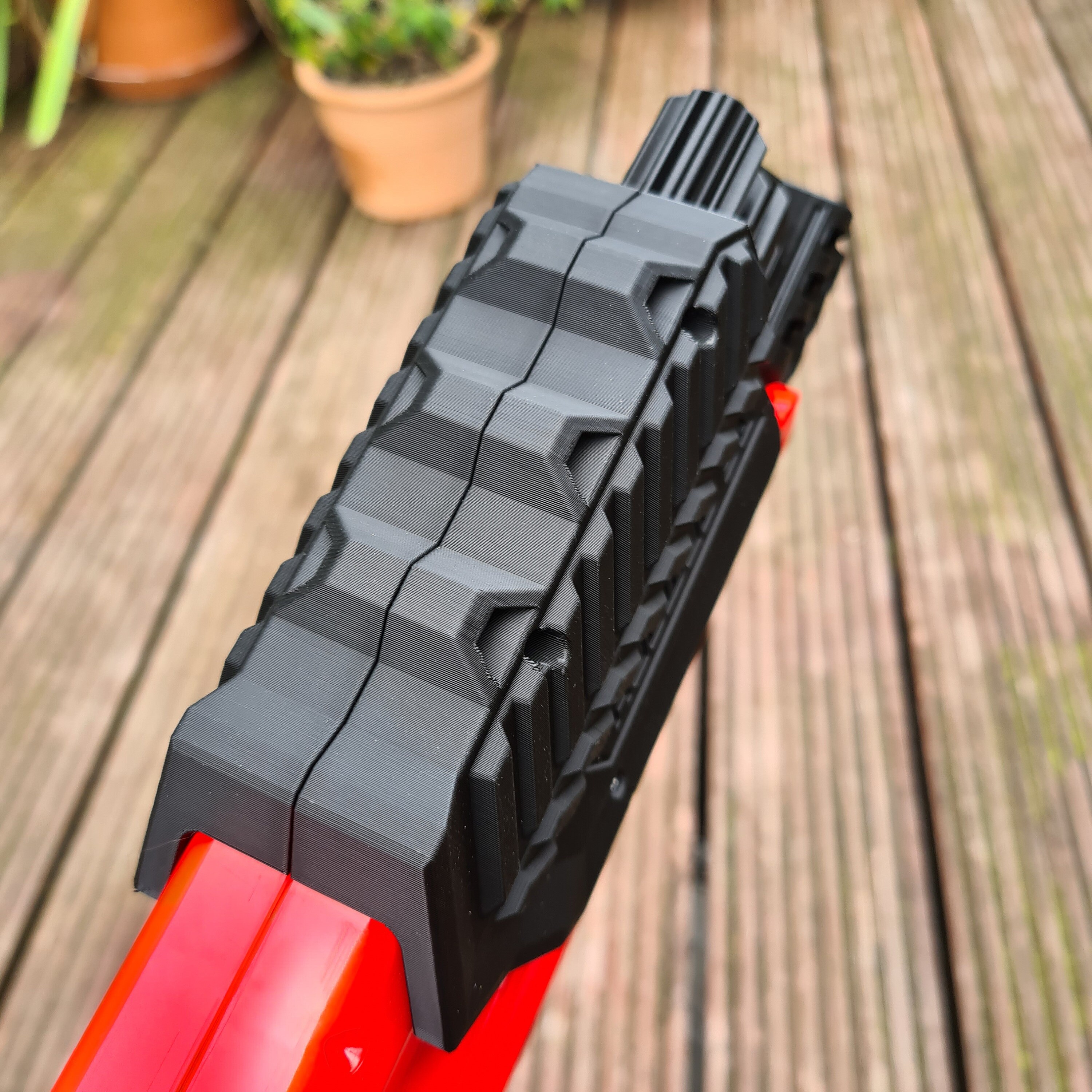 Ribbed Pump Grip for Nerf Rival Takedown 3D Printed Part - Etsy