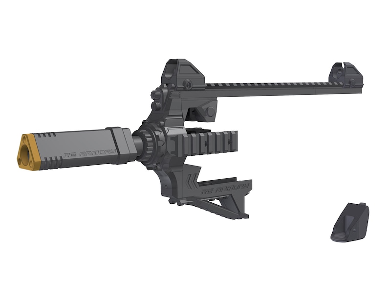 Behring P4 Style Kit for Nerf Stryfe 3D Printed Cosplay Larp - Etsy