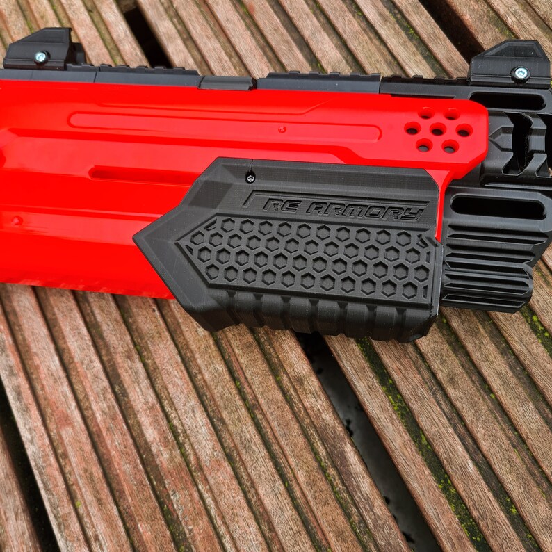 Hexagon Pump Grip for Nerf Rival Takedown 3D Printed Part - Etsy