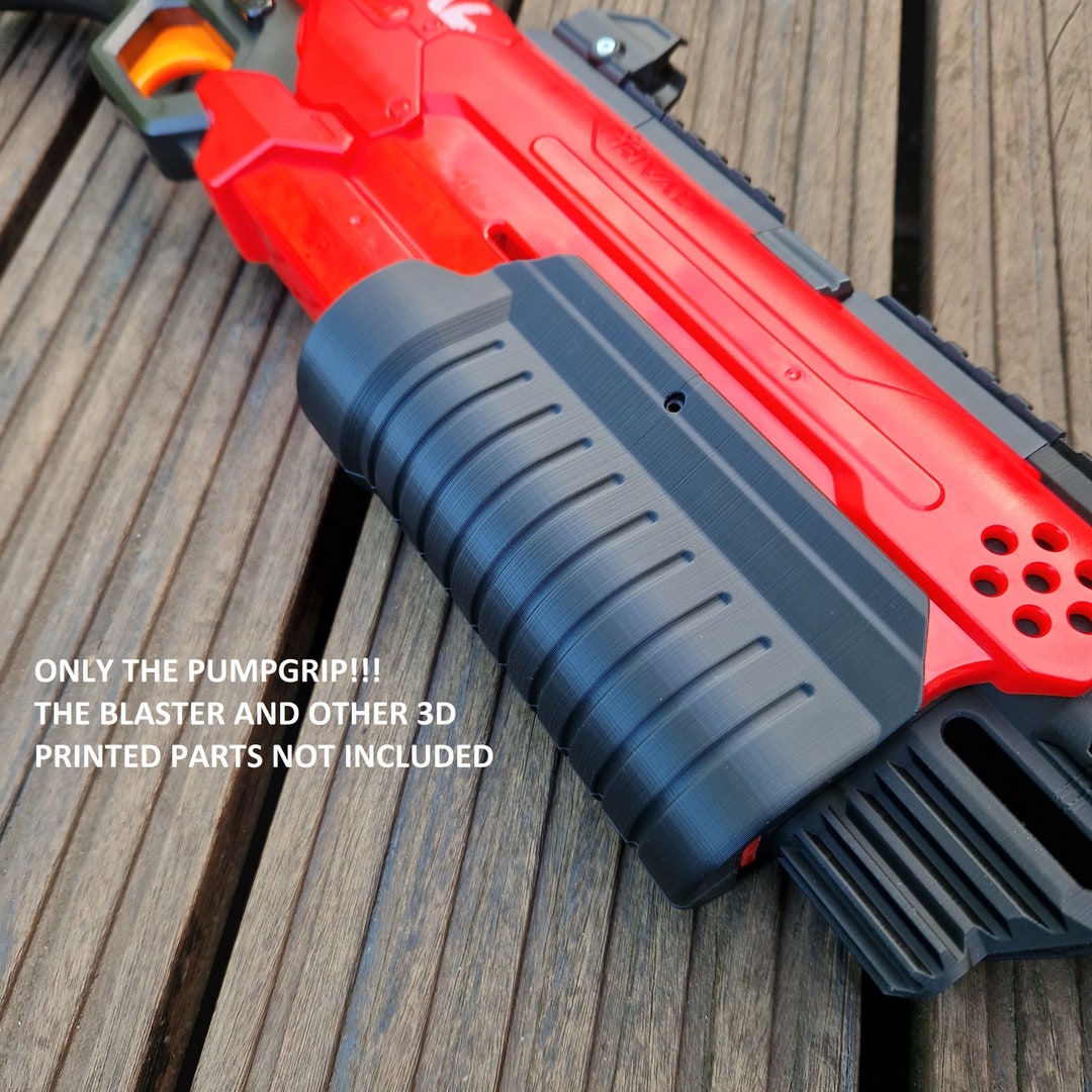 Remington Style Pump Grip for Nerf Rival Takedown - 3D Printed Pump ...