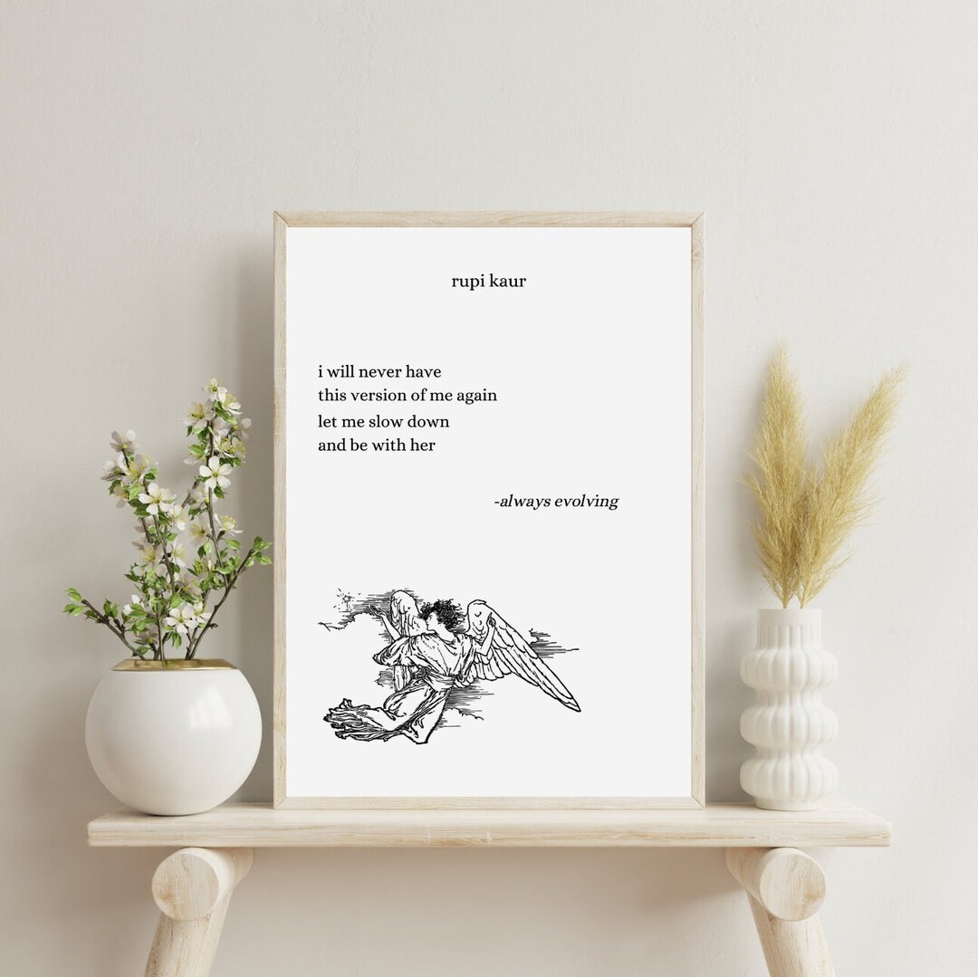 Rupi Kaur Original Poem Poster Print Digital Download - Etsy