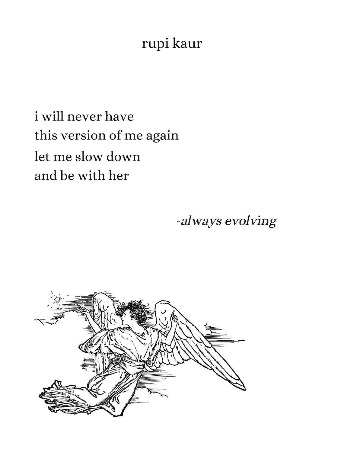 Rupi Kaur Original Poem Poster Print Digital Download - Etsy