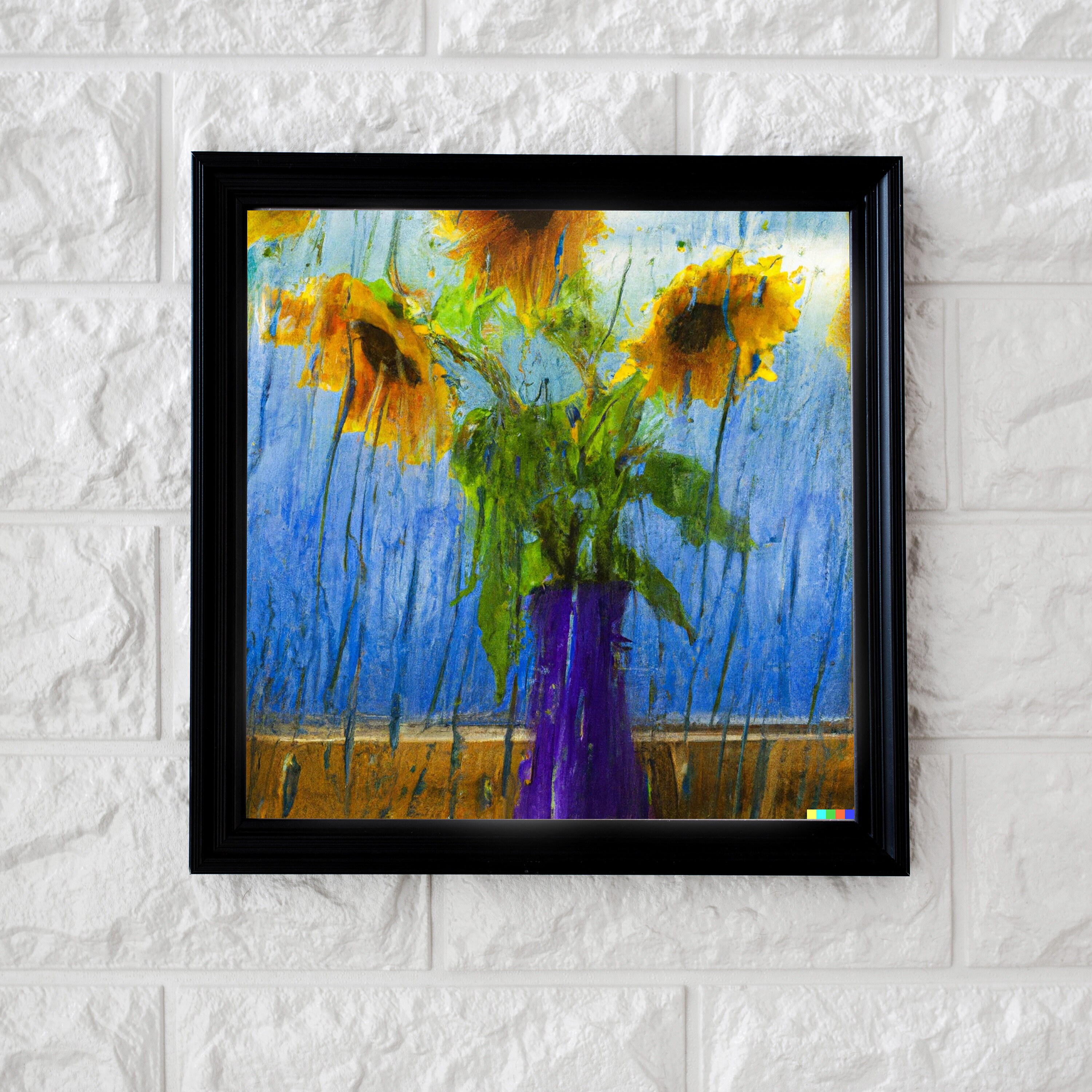 Impressionist Painting of Sunflowers Monet Digitally Rendered - Etsy