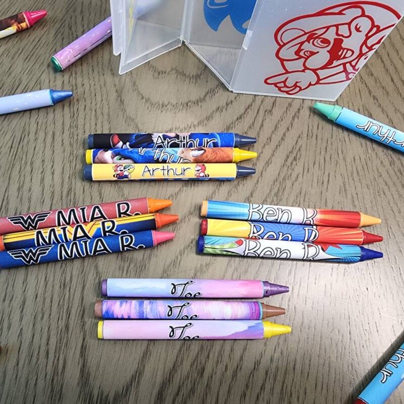 Personalized Crayons - Etsy