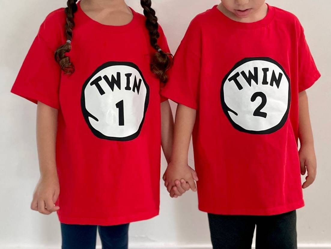 Twin Day Shirt Ideas For School