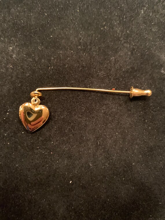 vintage heart locket Monet - Gem