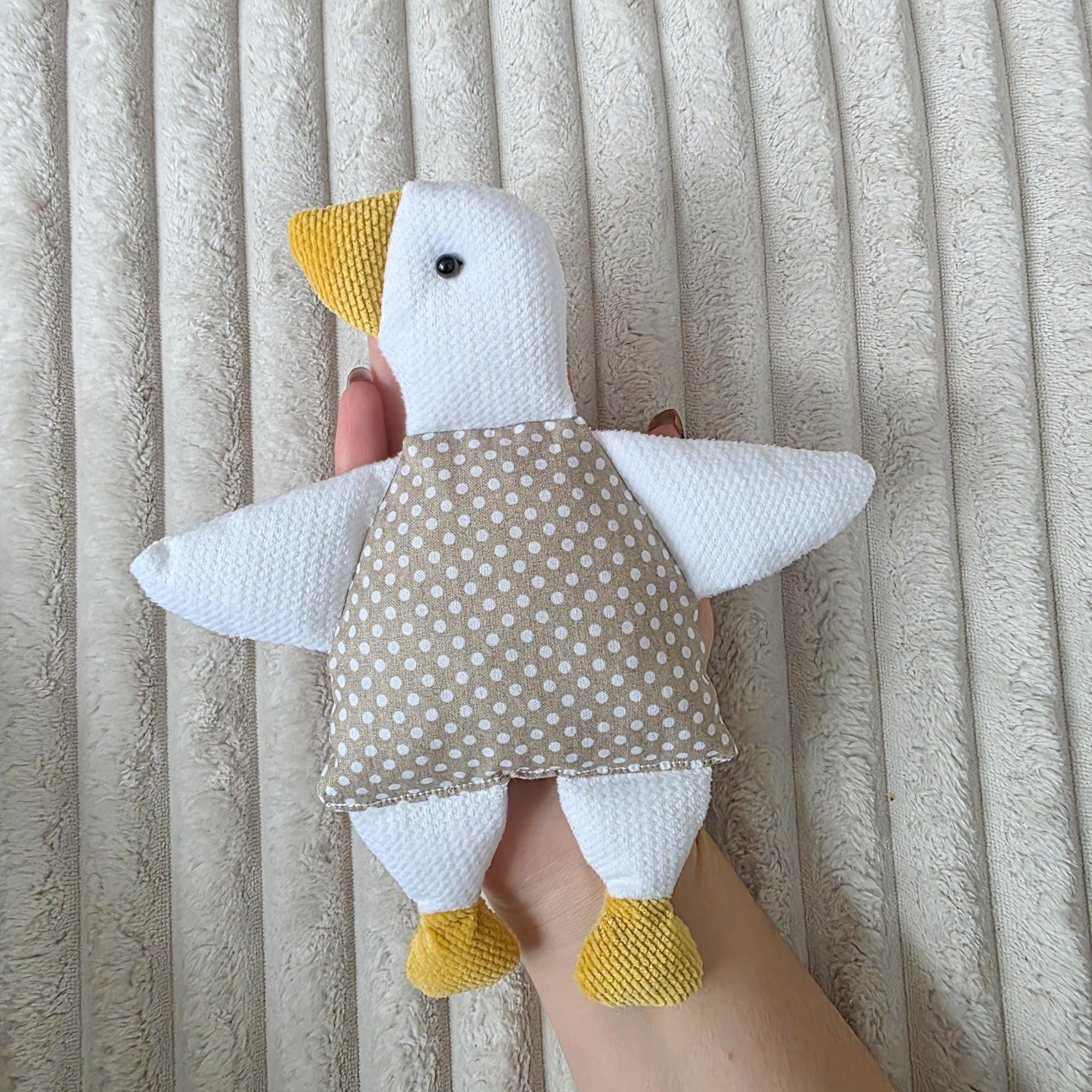 Easy Goose Sewing Pattern PDF – Cute Duck Plush Toy DIY , Beginner Soft ...