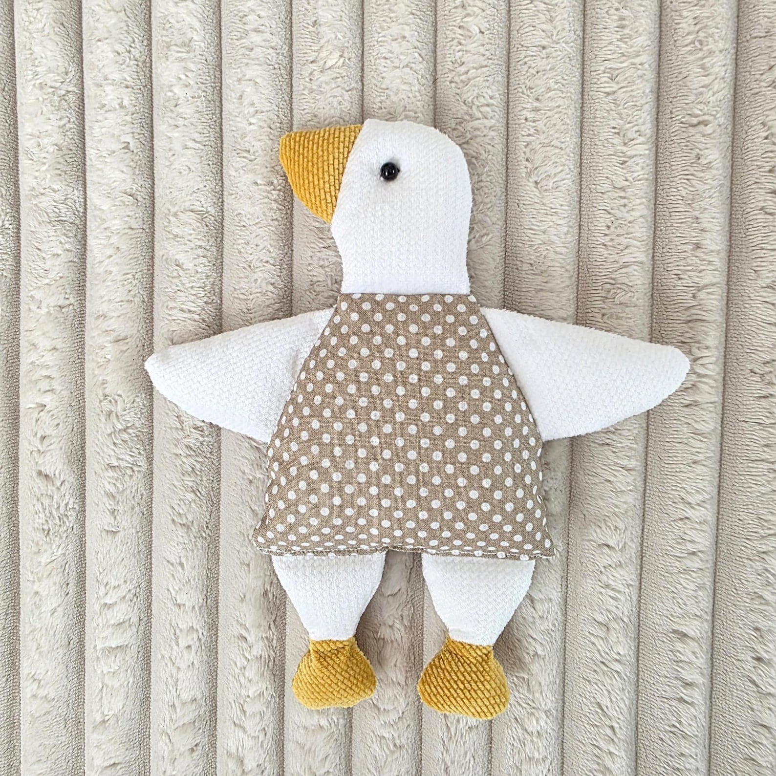 Easy Goose Sewing Pattern PDF – Cute Duck Plush Toy DIY , Beginner Soft ...