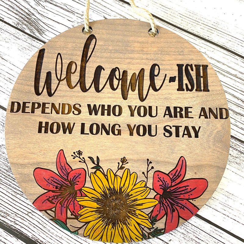 Funny Door Sign - Etsy