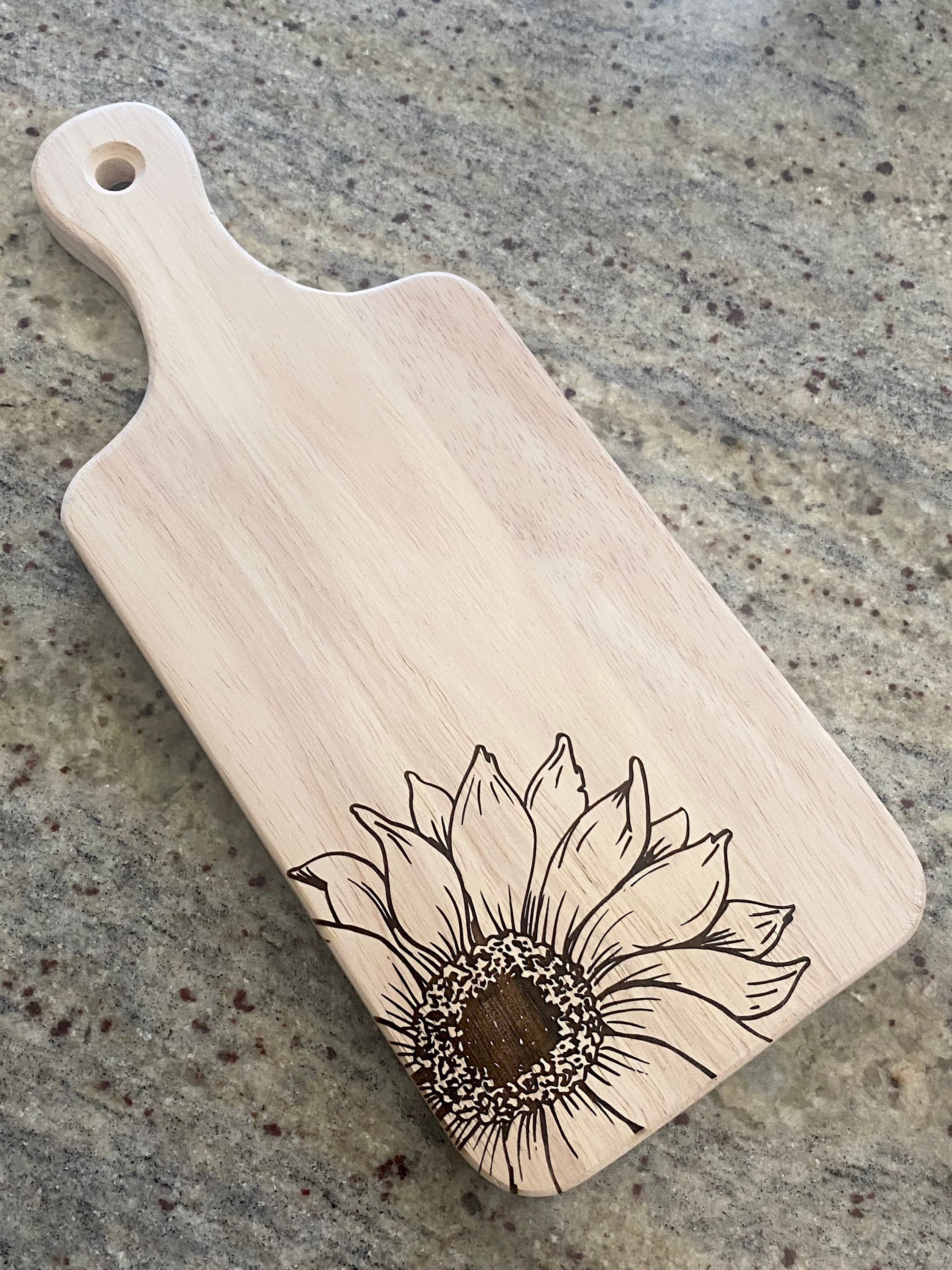 Sunflower Cutting Board Sunflower Sunflower Love - Etsy