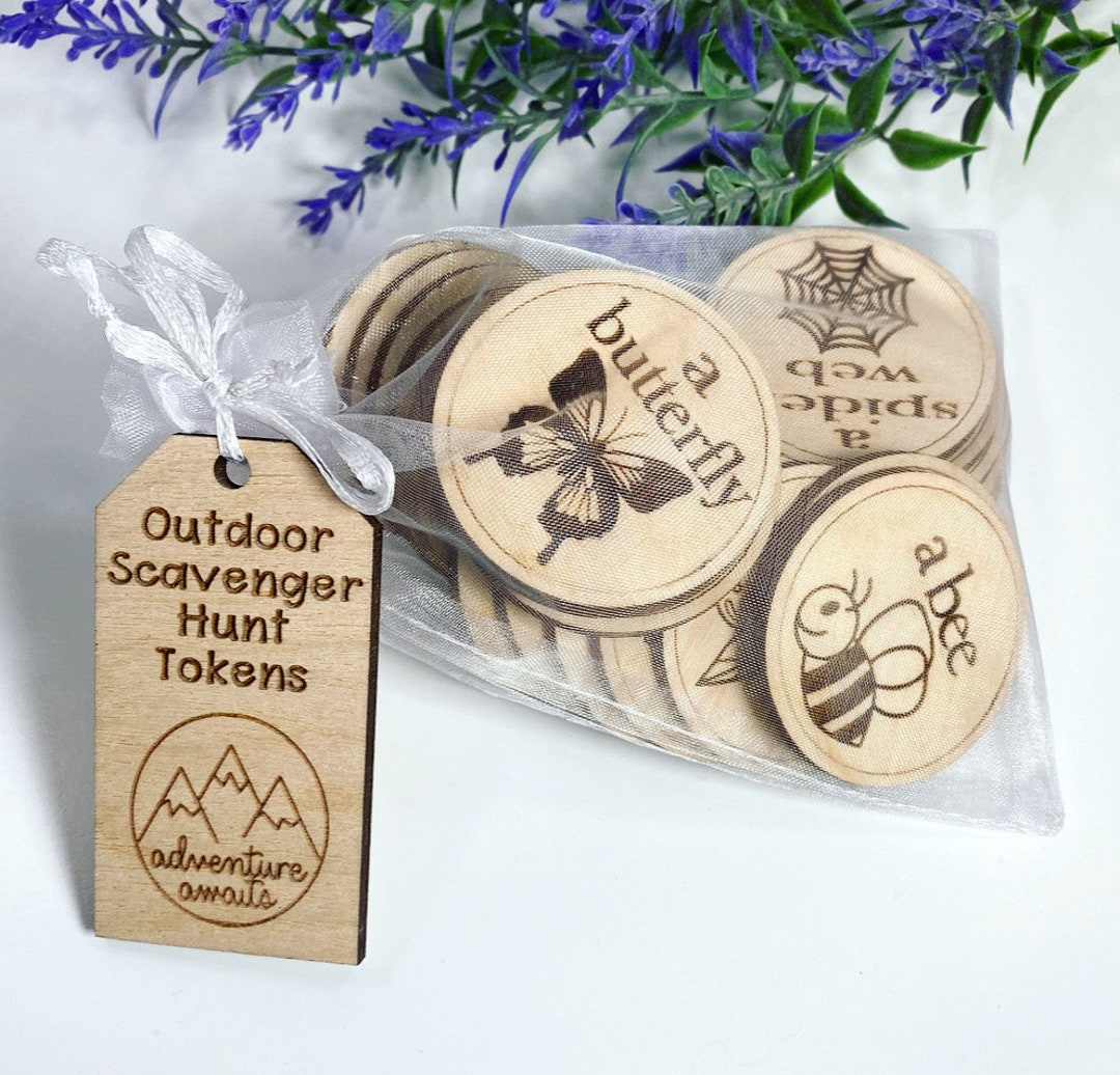 Scavenger Hunt Tokens - Outdoor Adventure - Novelty Item - Adventure ...