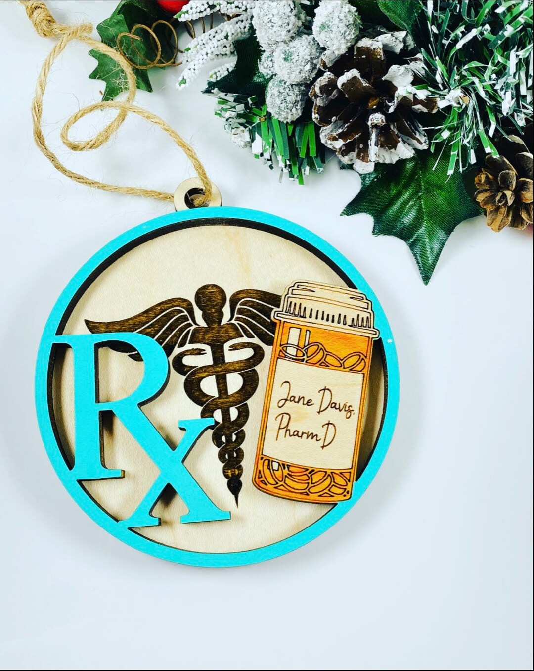 Pharmacist Ornament - Personalized Pharmacy Ornament - Christmas ...