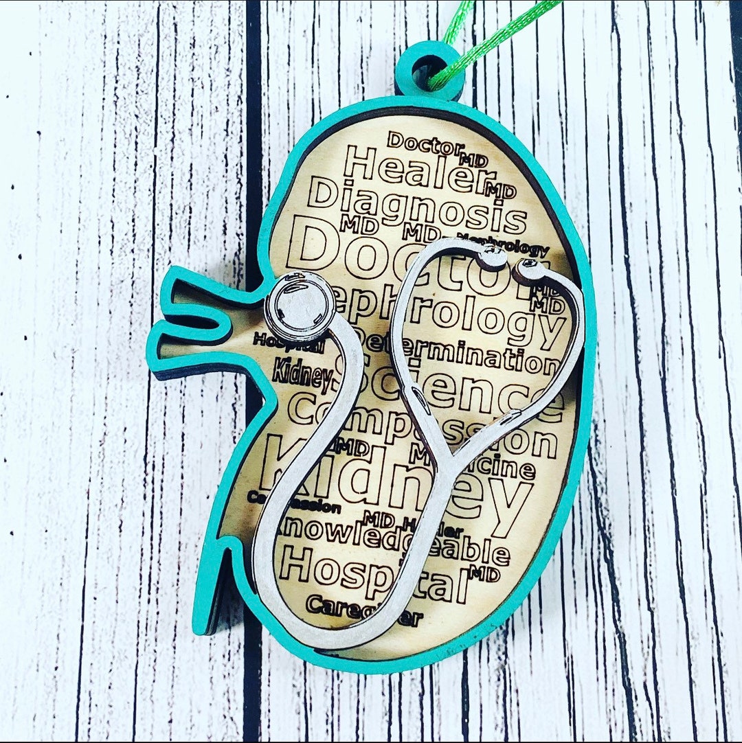 Anatomical Kidney Dr. Christmas Ornaments - -kidney Doctor Ornament ...