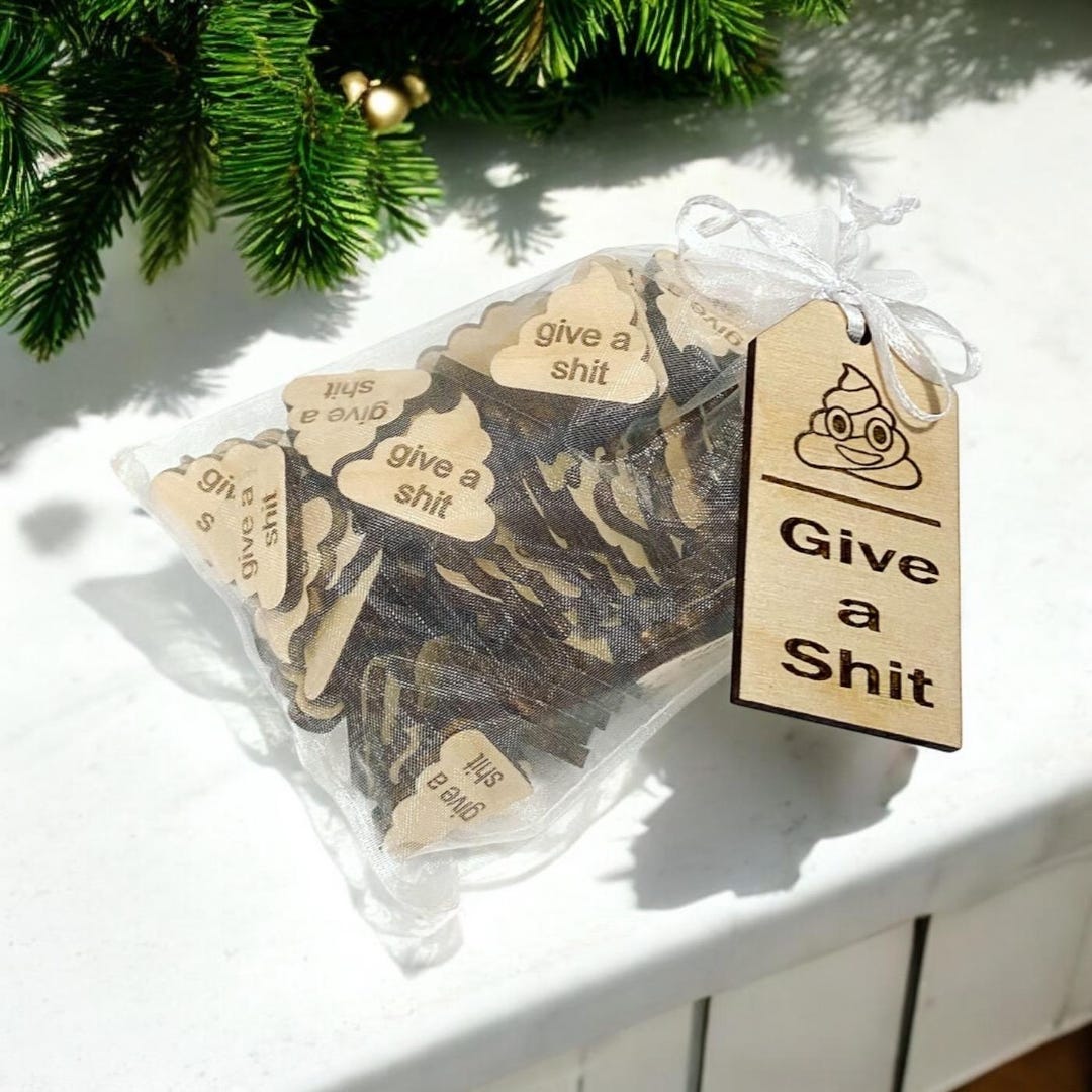 Gag Gift - Emergency Shits Bag- Funny Give a Shit Bag- A Gag Gift for ...
