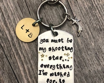 Shooting Star Keychain | Etsy