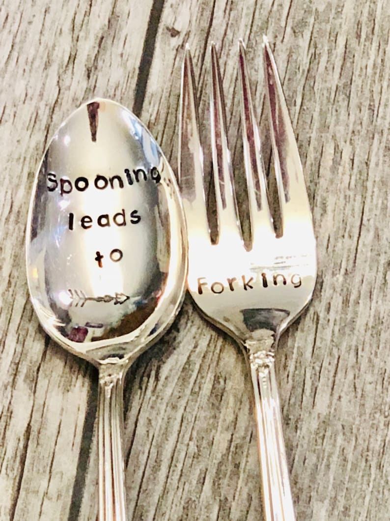 Hand Stamped Vintage Silverware: Spooning Leads to Forking - Adult ...