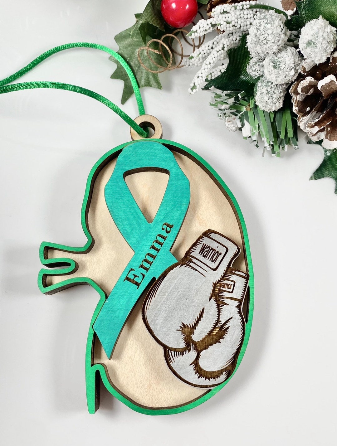 Anatomical Kidney Christmas Ornaments - -kidney Ornament - Personalized ...
