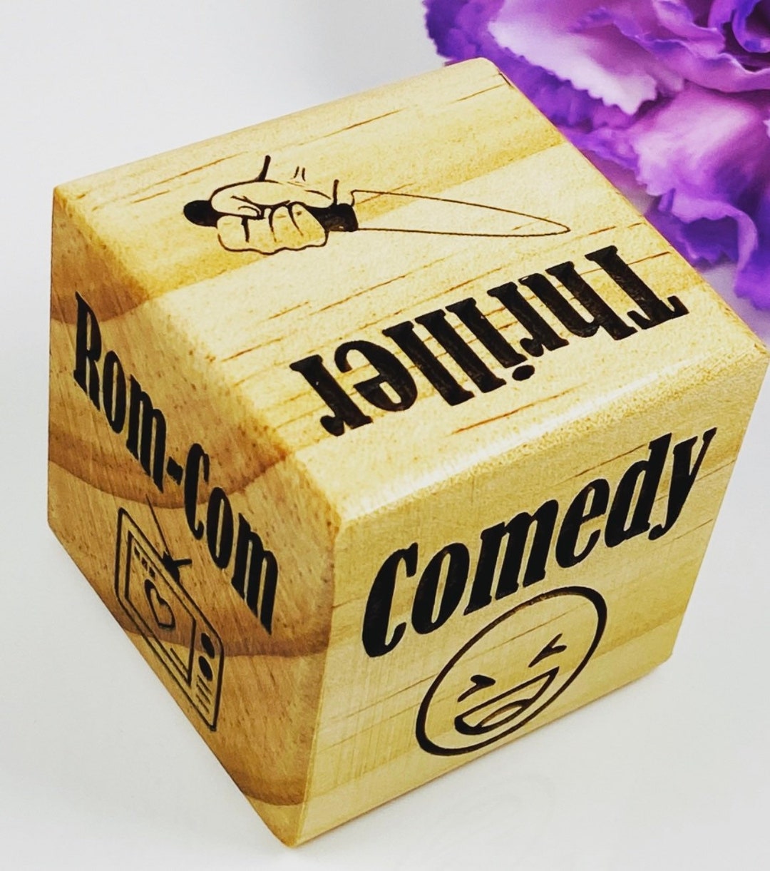 Custom Movie Dice: Engraved Wooden Decision Die - Etsy