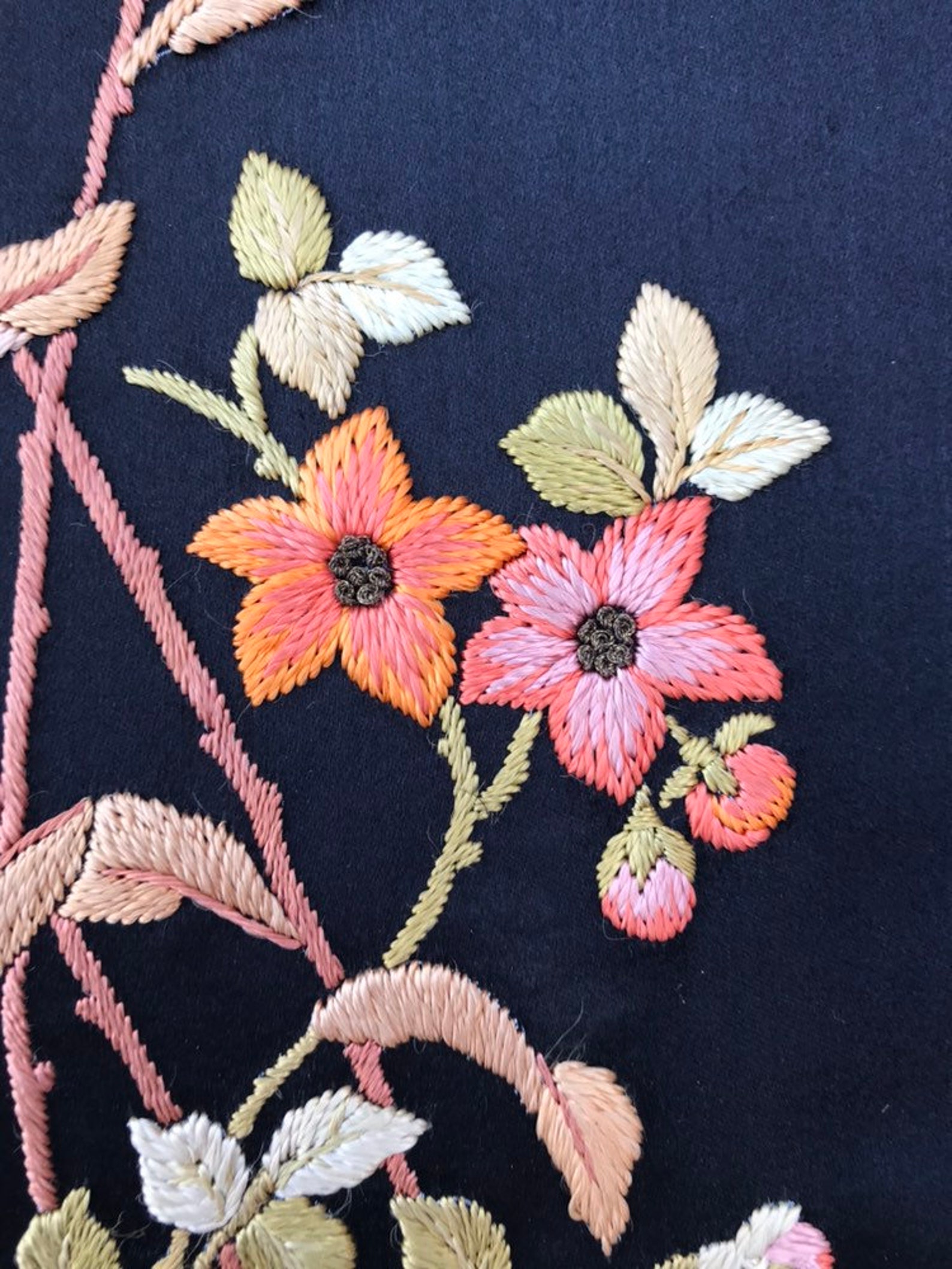 Silk Duck Embroidery Picture. | Etsy UK