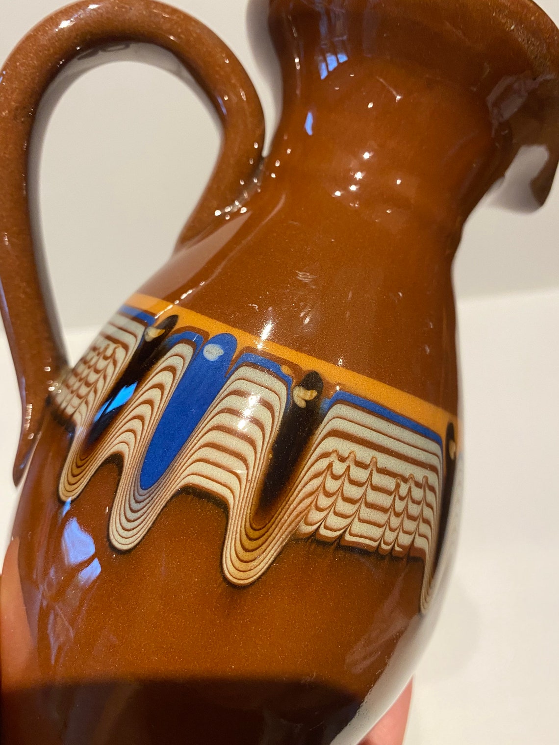 Troyan Jug Vase Bulgarian Hand Thrown Pottery Redware - Etsy UK