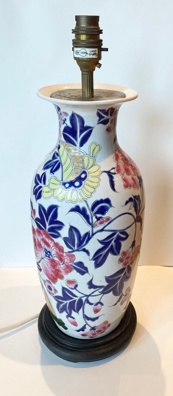 Vintage Carlos Remes Oriental Vase Lamp Chinese Table Lamp - Etsy UK