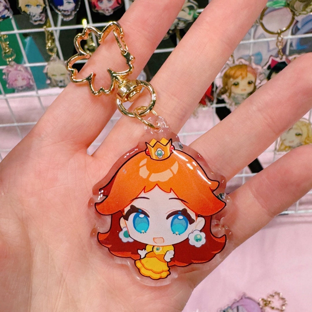 Mario Princesses 2" Acrylic Charms - Etsy