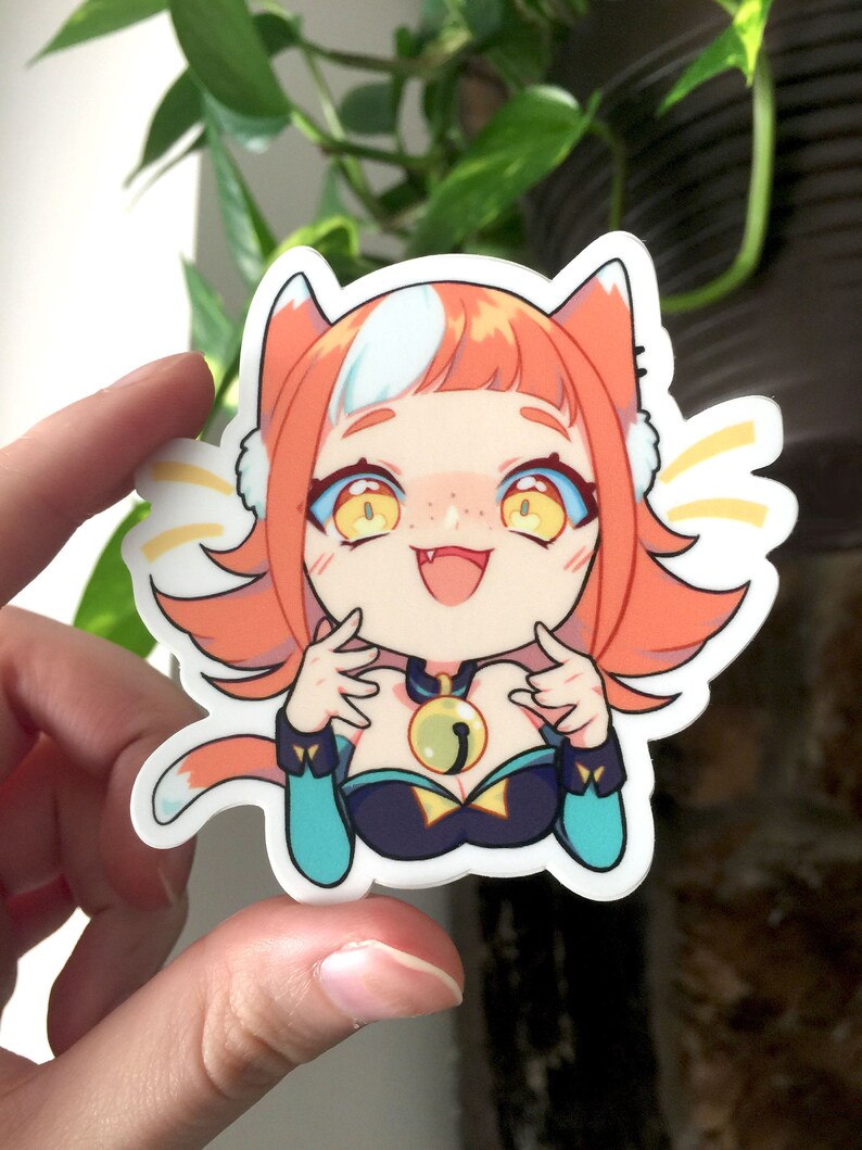 3 Cute Vinyl Stickers 6 different designs | Etsy