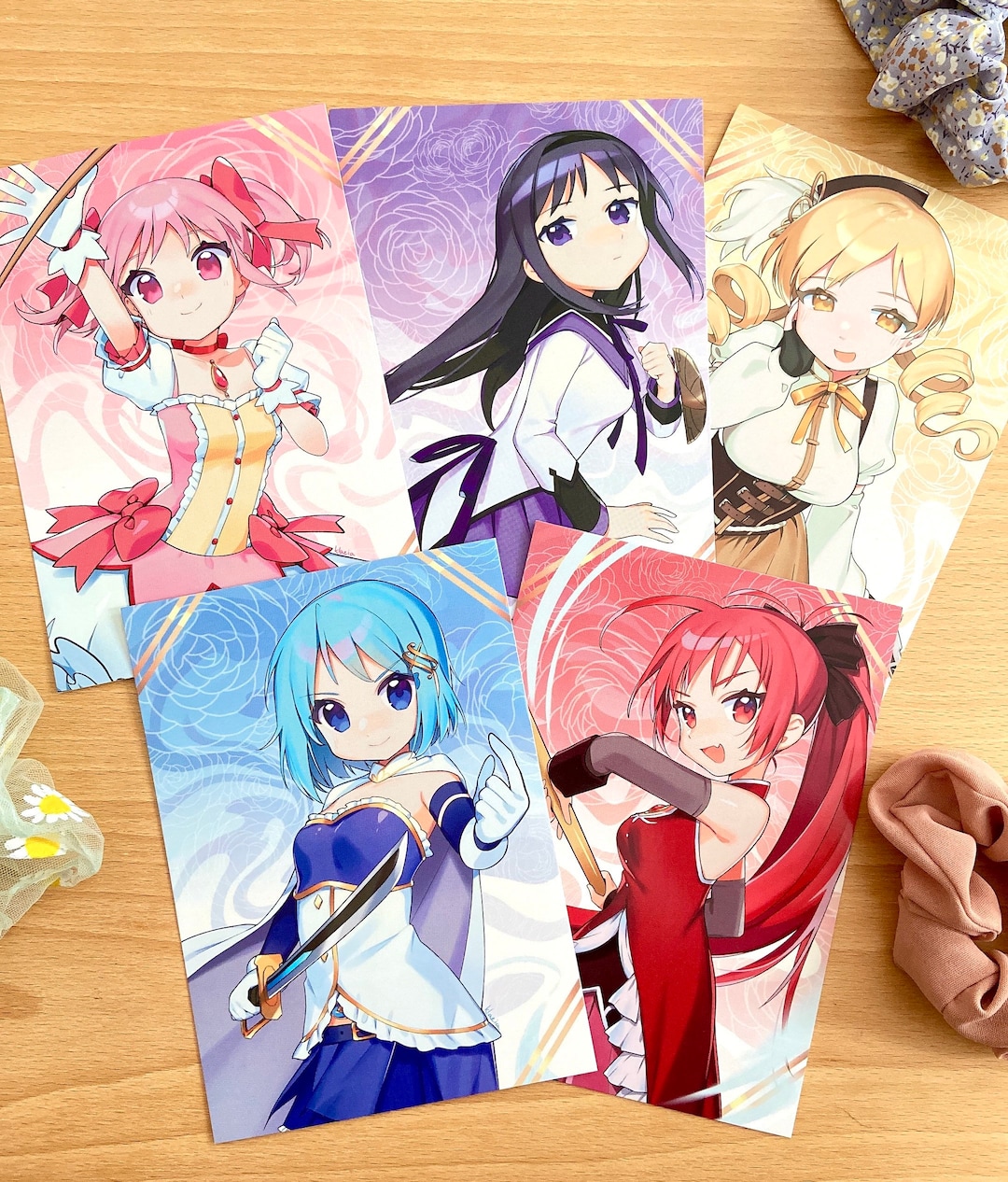 Madoka Magica 5x7" Mini Prints - Etsy