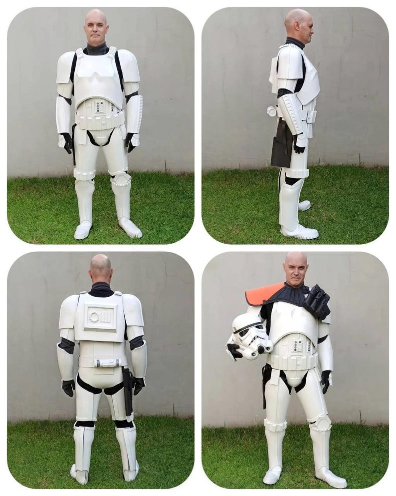 Stormtrooper Armor + Helmet Foam Templates Cosplay Costume - Etsy