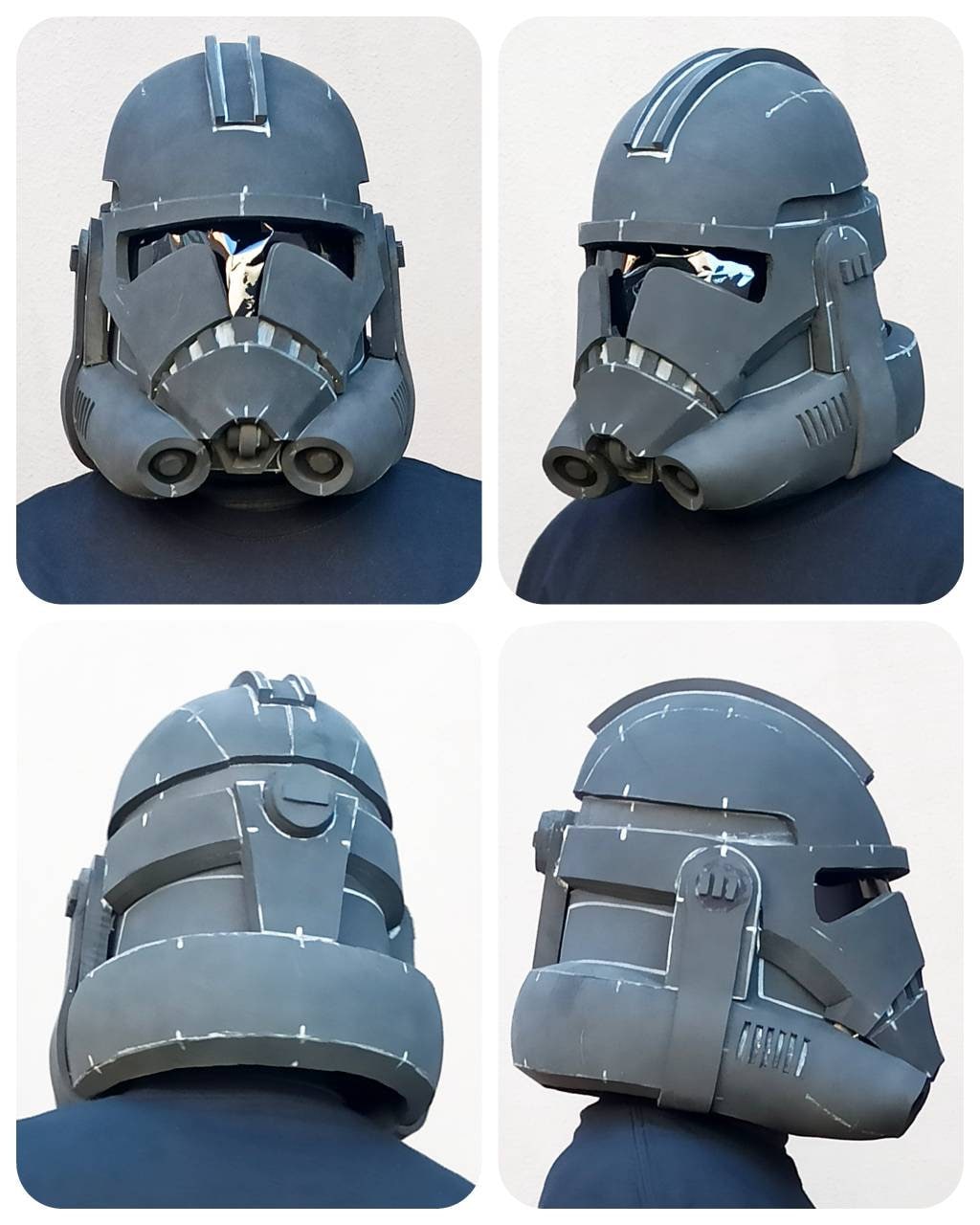 All TCW Clonetrooper Helmets Foam Templates | Etsy Canada