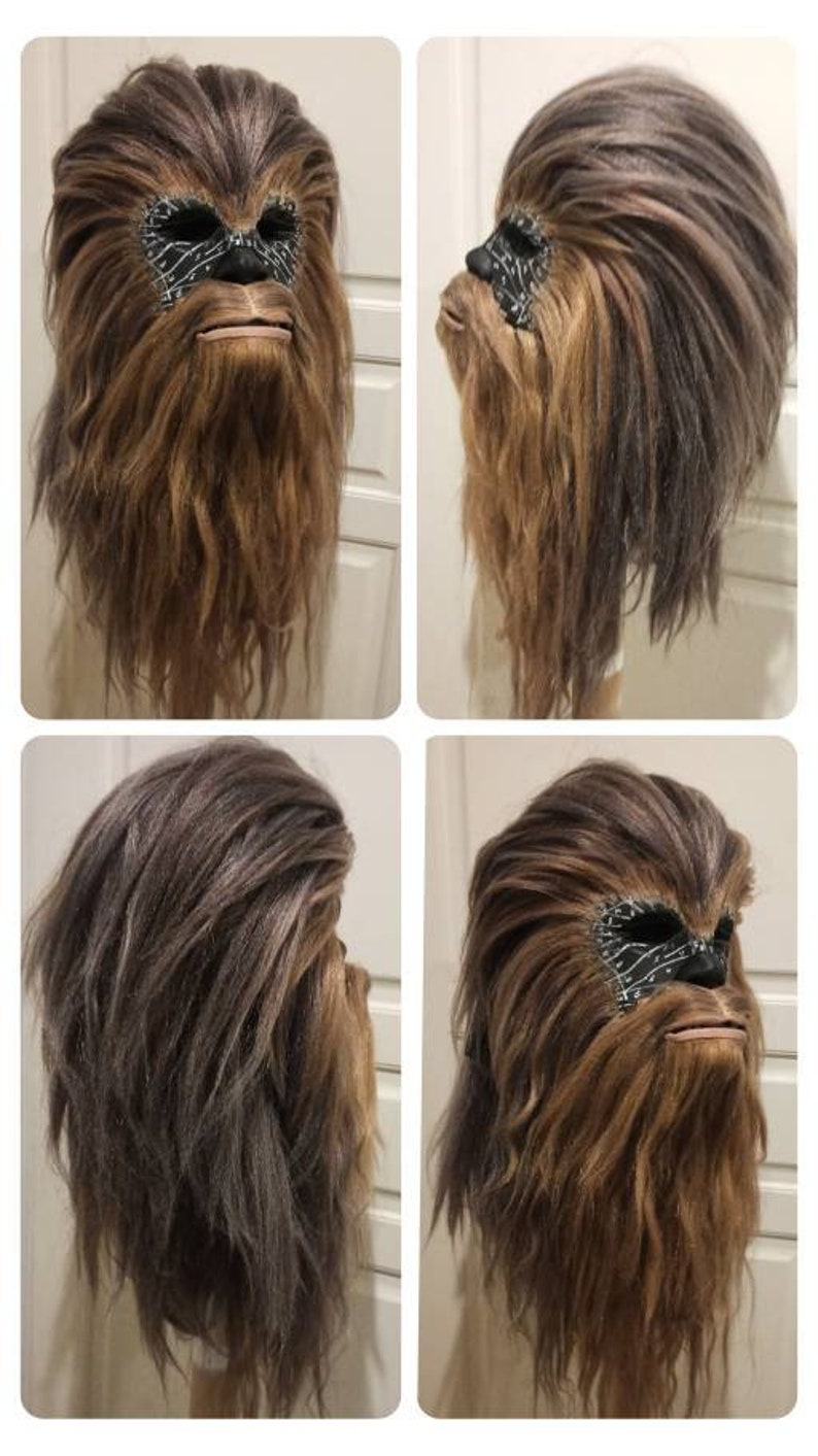 Chewbacca Mask Foam Templates and Hairing - Etsy