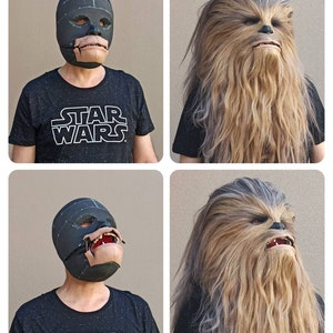 Chewbacca Mask Foam Templates and Hairing - Etsy