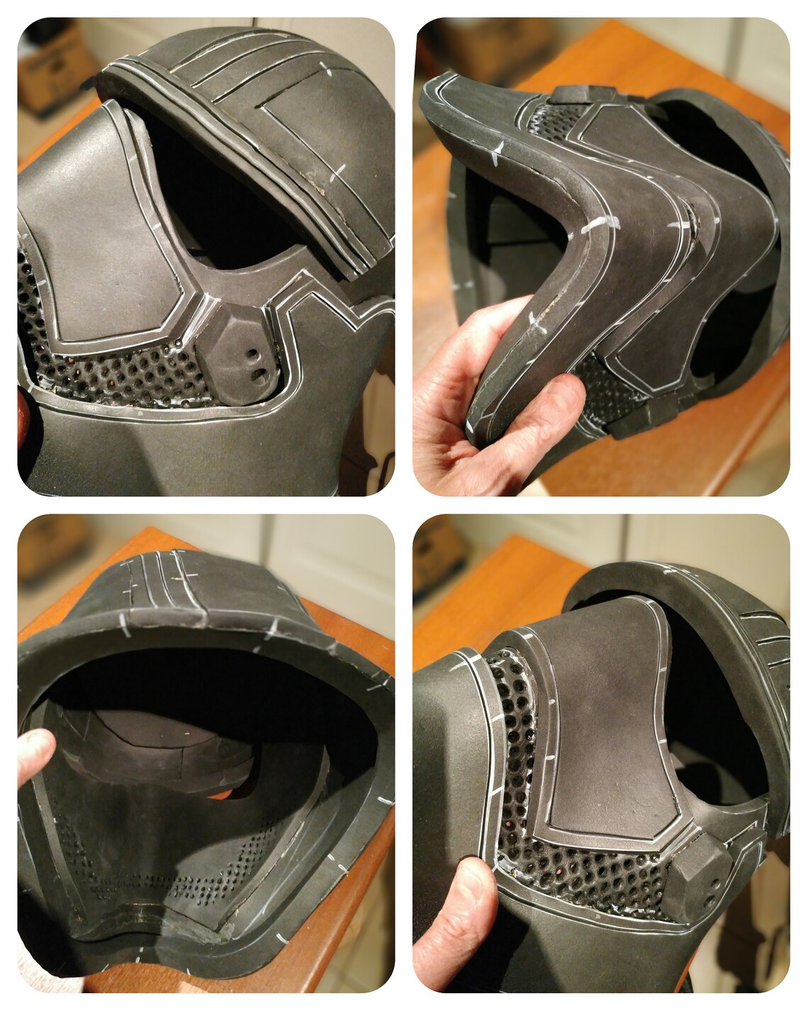 Captain Phasma Helmet Foam Templates Cosplay Costume | Etsy