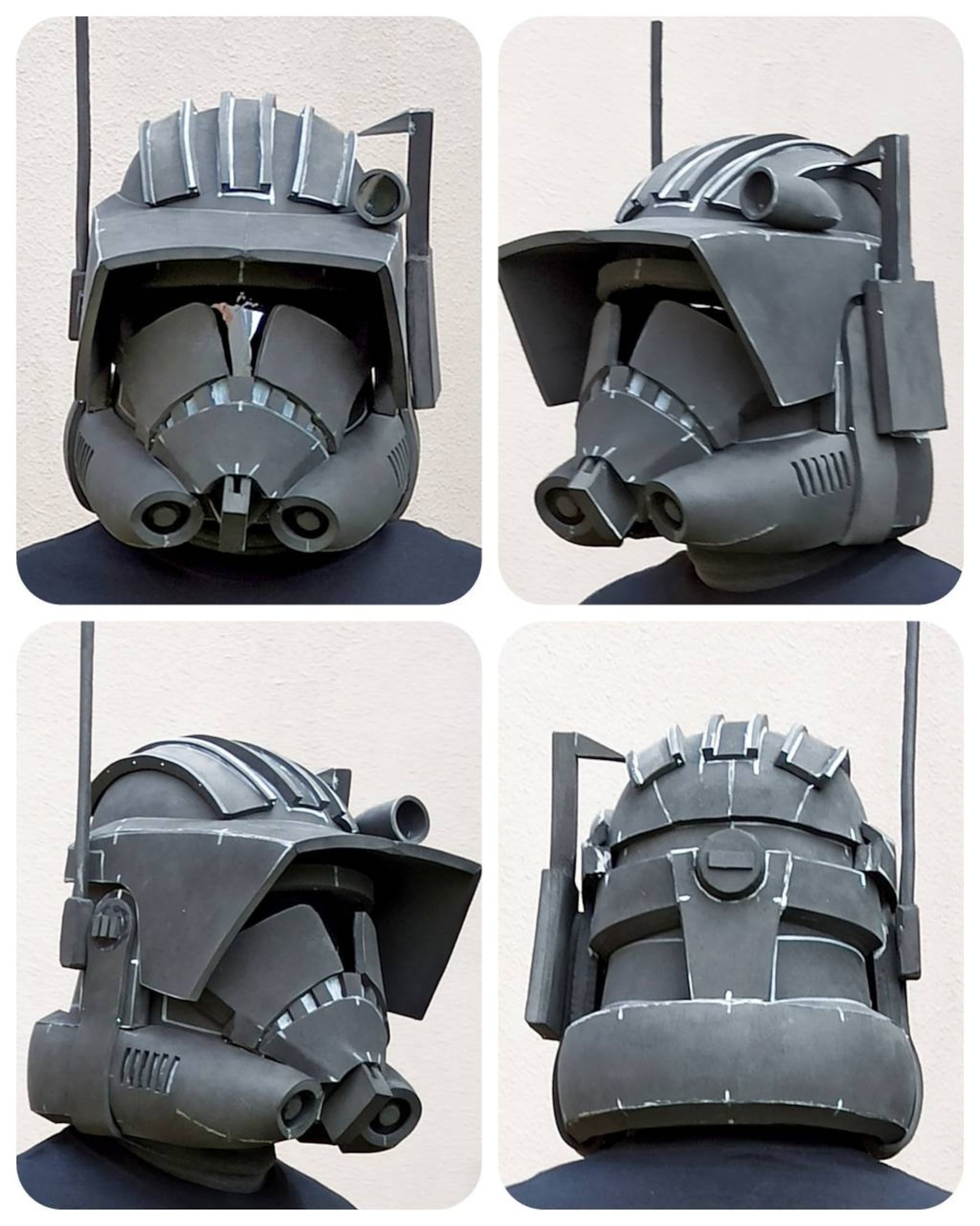 All TCW Clonetrooper Helmets Foam Templates - Etsy