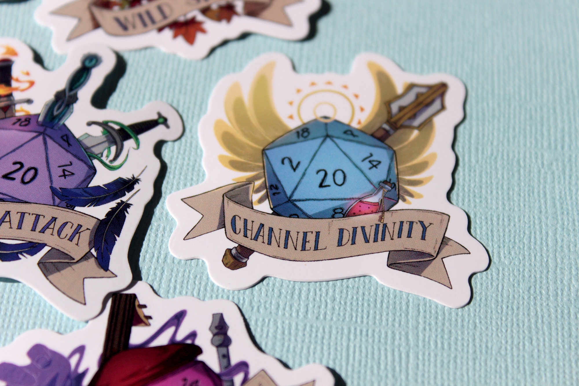 Critical Role D20 Dnd Dice Stickers - Etsy UK