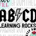 ABCD Learning Rocks Shirt PNG Teacher Rock Shirt SVG Teach - Etsy