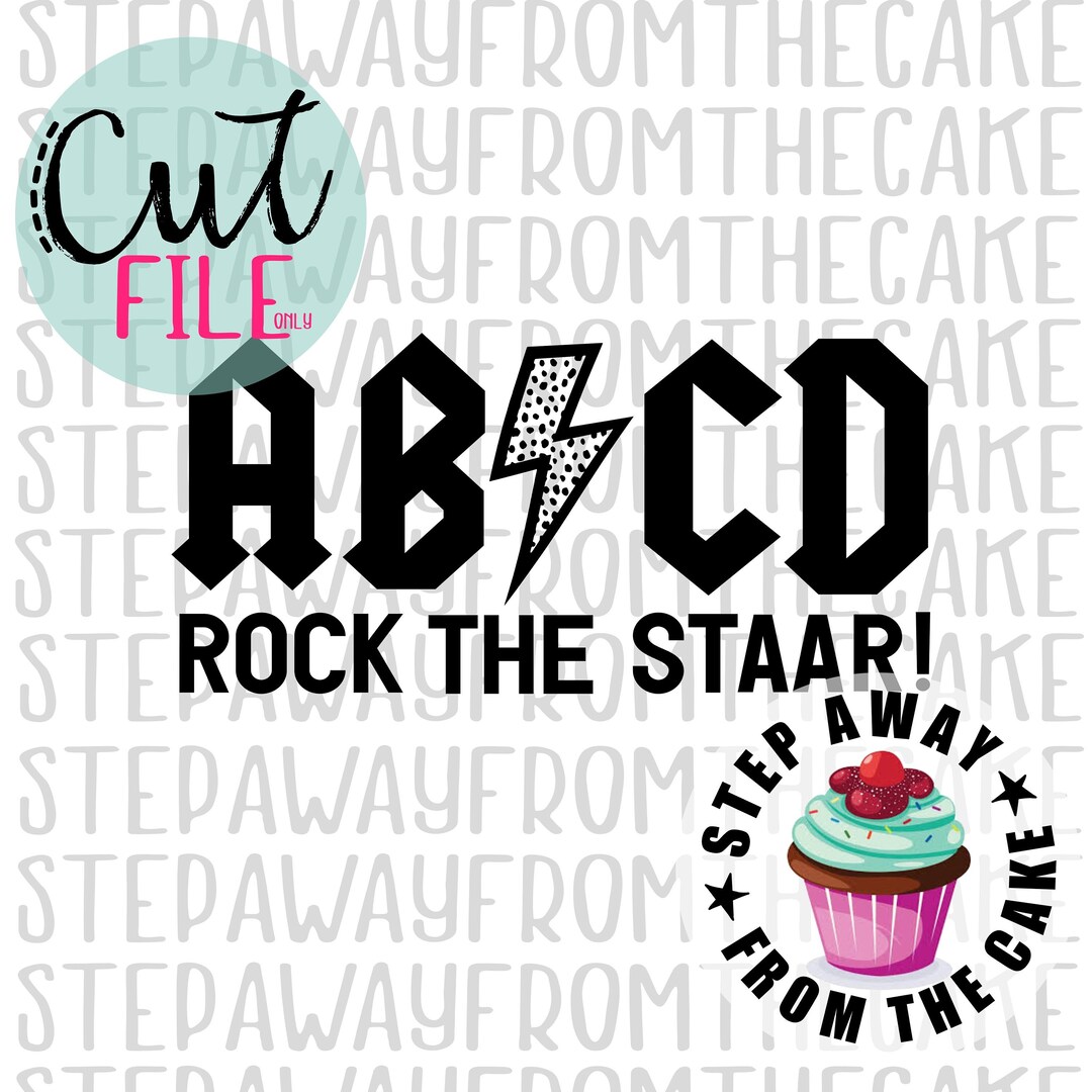 ABCD Rock the STAAR SVG, Abcd Rock the Test, Teacher School Testing ...