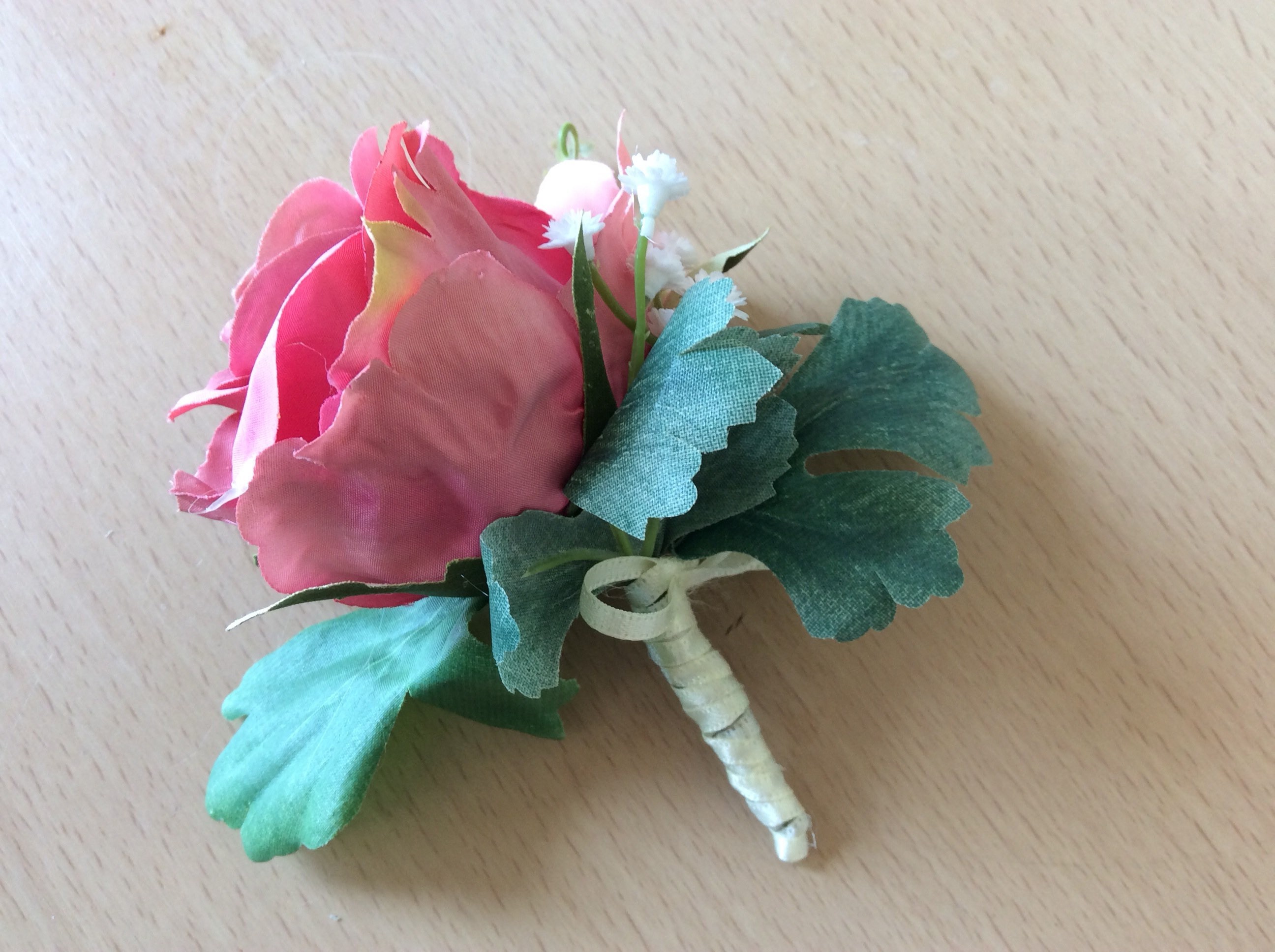 Dusky Pink Buttonholes - Etsy UK