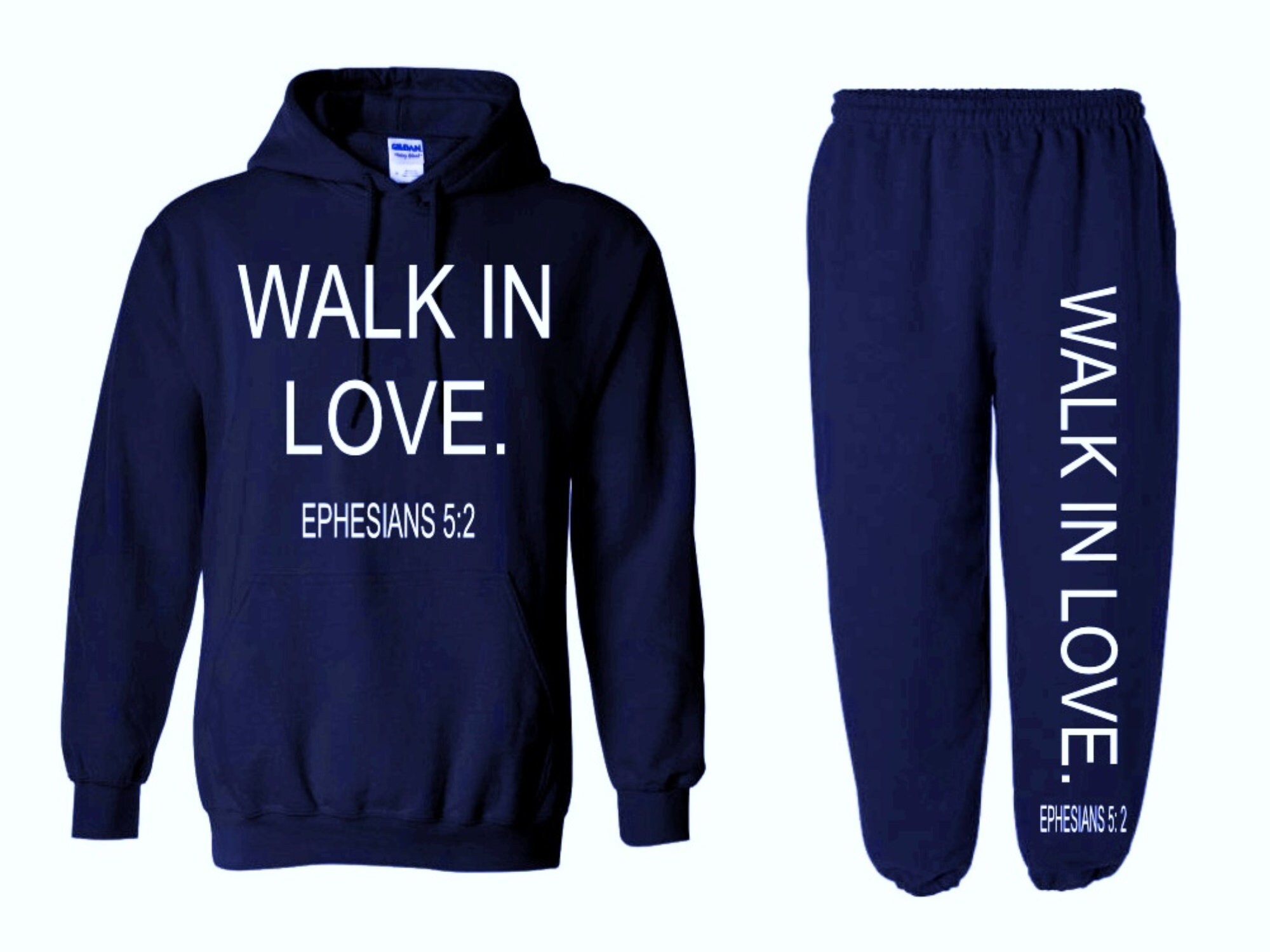 Walk in Love Sweatpants Ephesians 5:2 Christian Sweatpants Scripture ...