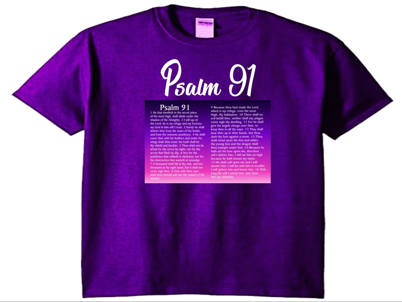 Psalm 91 Shirt Bible Verse Shirt He Will Cover You With His Feathers ...