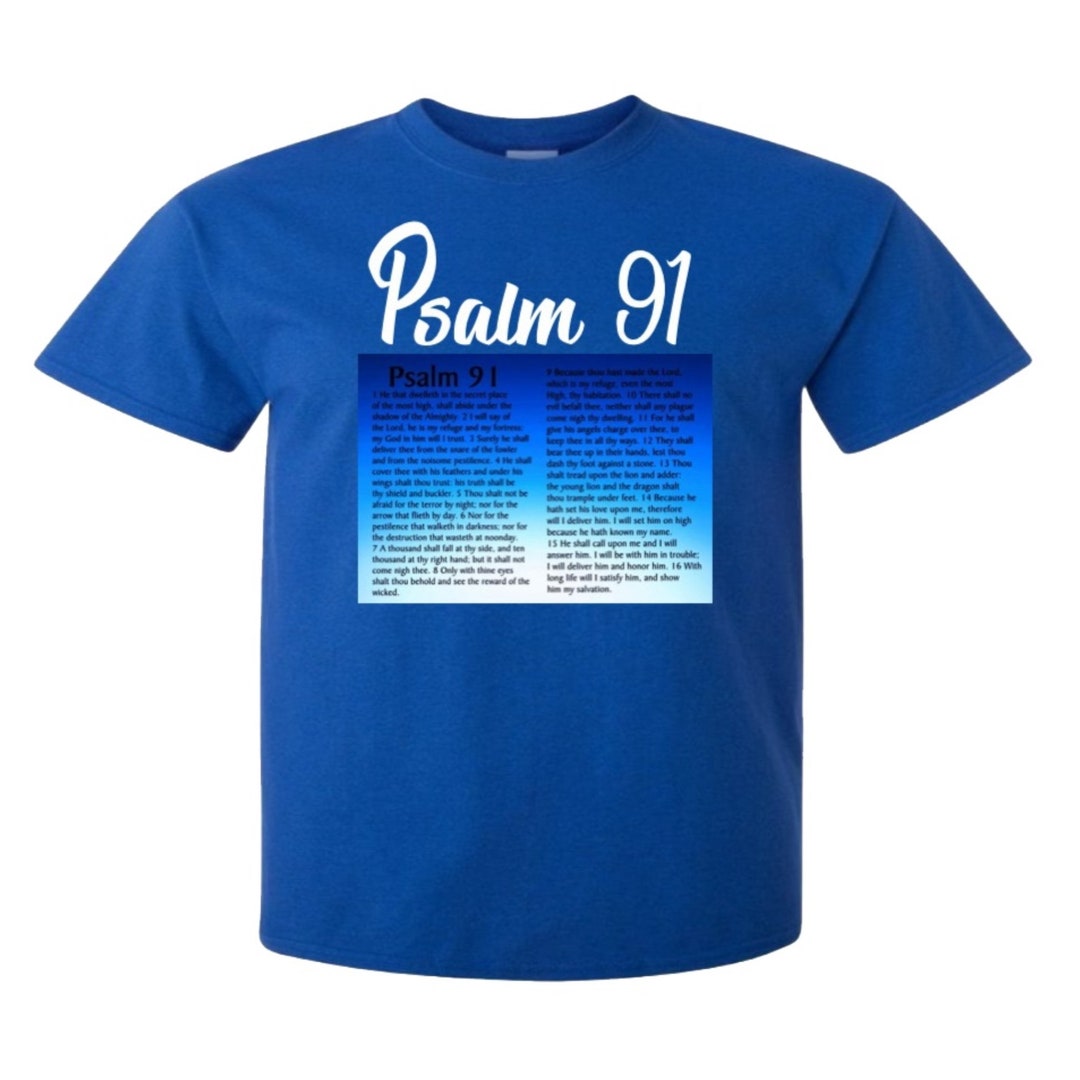 Psalm 91 Shirt He Will Cover You With His Feathers Christian Hoodie ...