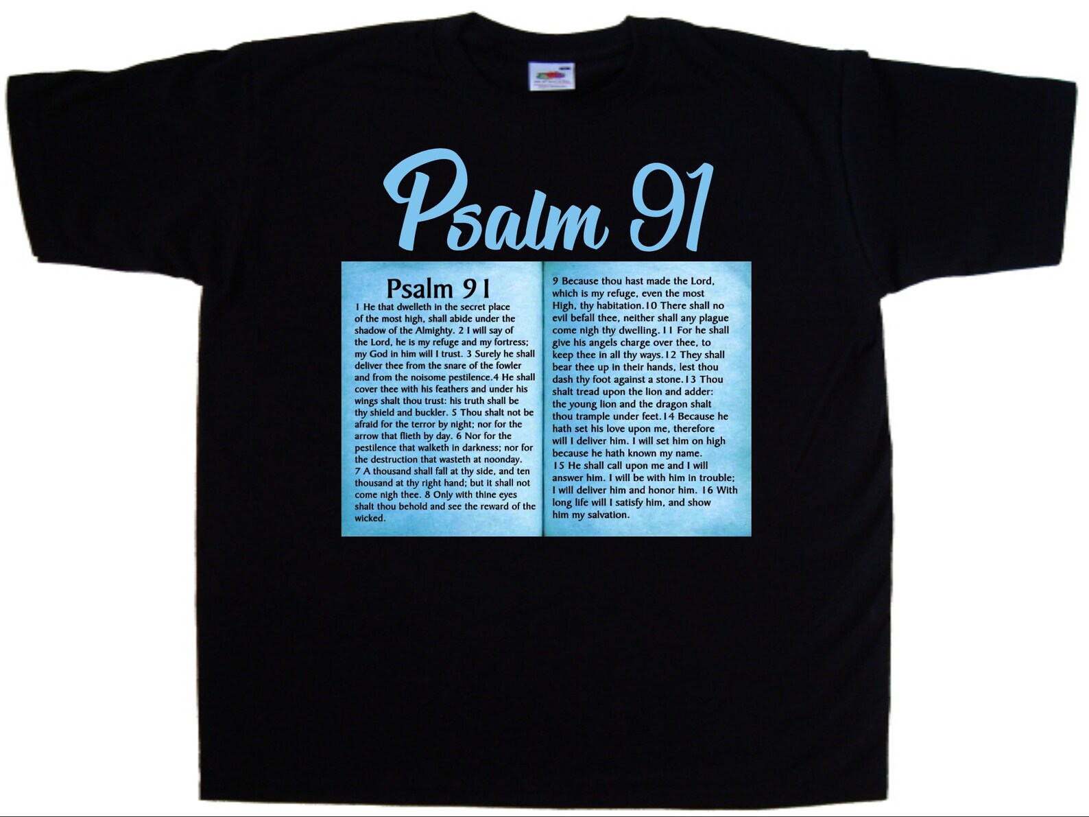 Psalm 91 Shirt Bible Verse Shirt He Will Cover You With His Feathers ...