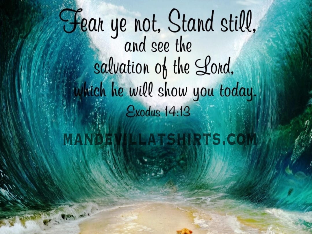 The Lord Will Fight for You Stand Still Picture Exodus 14:14 Scripture ...