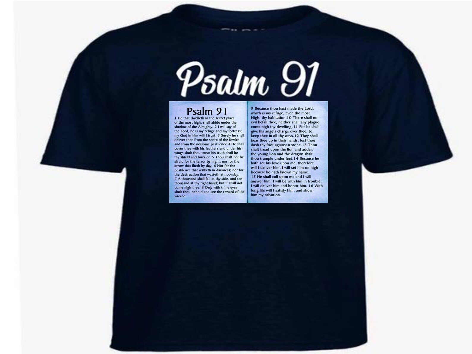 Psalm 91 Shirt Bible Verse Shirt He Will Cover You With His Feathers ...