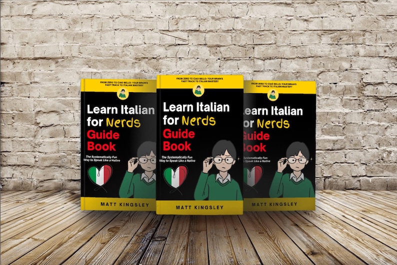 Learn Italian for Nerds Guide Book: Italian, Language Learning, Learn ...
