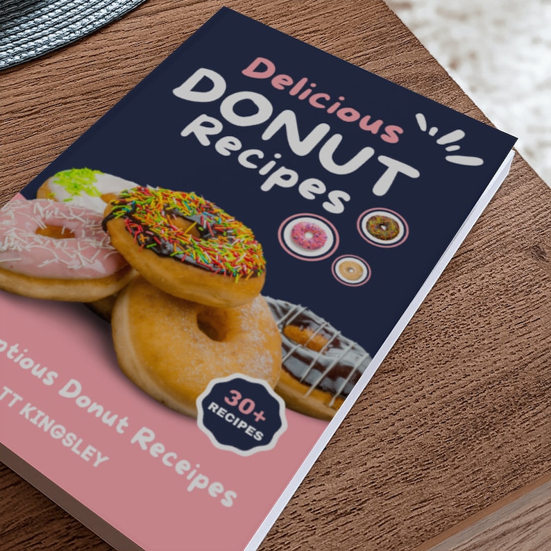 Donut Cookbook,donut Recipes,doughnut Cookbook,baked Donuts,fried ...
